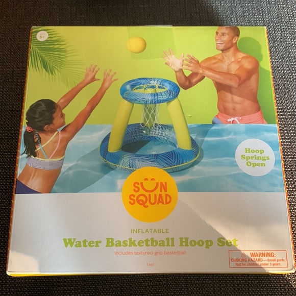 Sun Squad | Games | Nwt Sun Squad Water Basketball Hoop Set | Poshmark